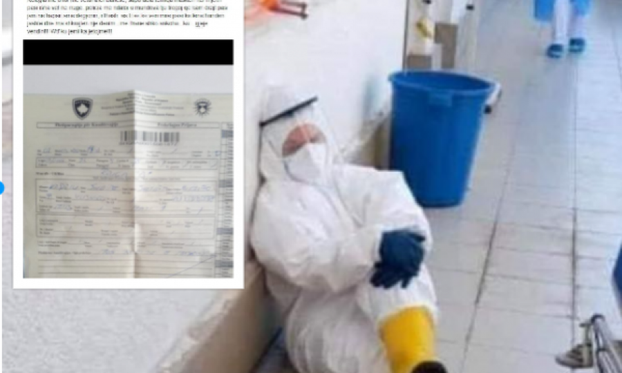 Infermierja që u fotografua e molisur nga puna me pacientë me Covid 19 ... Infermierja që u fotografua e molisur nga puna me pacientë me Covid 19 ...